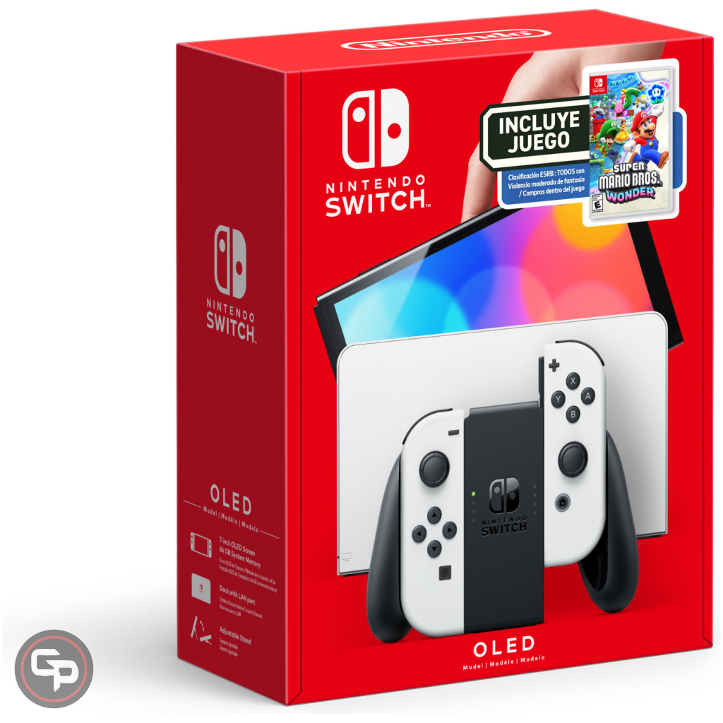 Consola Nintendo Switch Oled 64GB + Super Mario Wonder